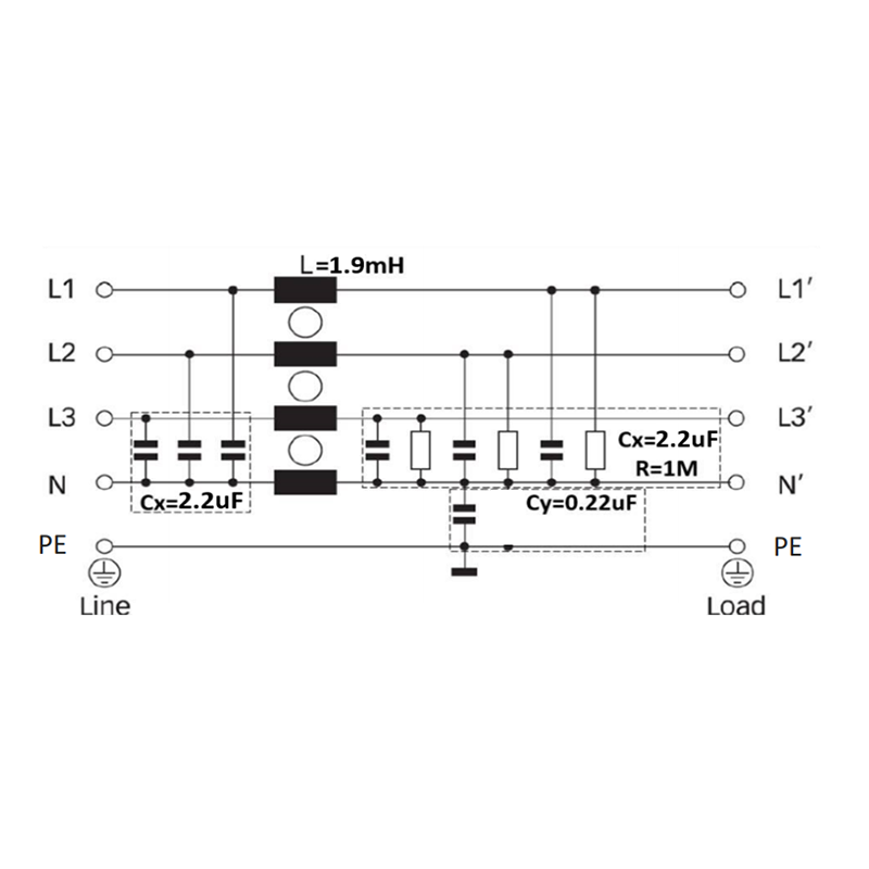 Three Phase EMI Filter Design - DOREXS Three Phase EMI Filter Design - DOREXS